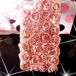 New Bling Crystal Sparkle Rhinestones Pink Lace Roses IPhone 4s Case on ...
